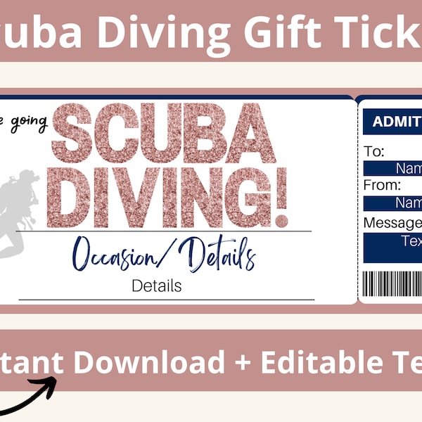 Scuba Diver Template - Etsy