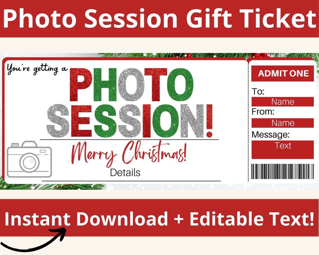 Photography Session Gift Certificate. Photo Session Gift Certificate ...