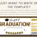 Printable Graduation Coupon. Graduation Gifts. Editable Coupons ...