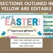 Easter Coupons Printable. Printable Easter Gift Card. Easter Ticket ...