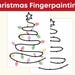 Christmas Tree Fingerprint Art Printable, Kids Christmas Craft ...