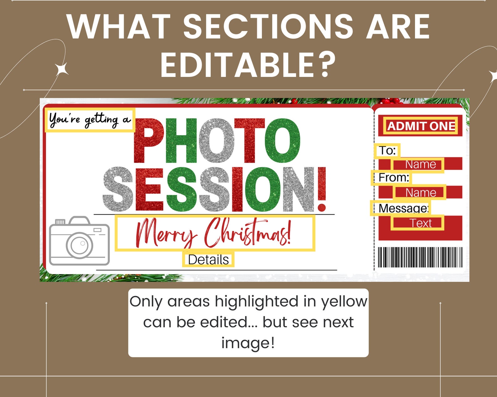 Photography Session Gift Certificate. Photo Session Gift - Etsy