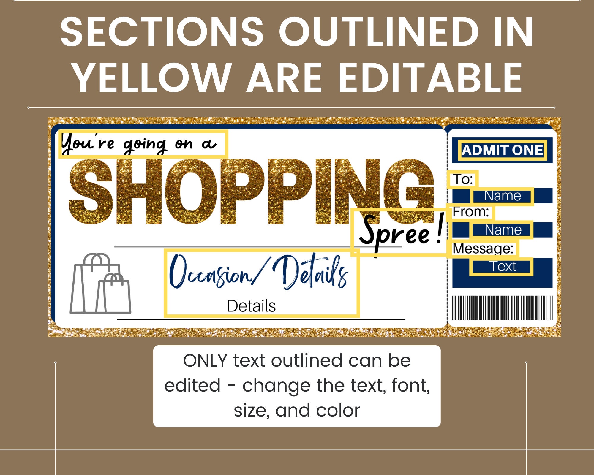 Shopping Spree Coupon. Shopping Trip. Shopping Coupon. Shopping Gift ...