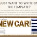 New Car Gift Certificate. Car Gift Card Holder. New Car Card. Car Gift ...
