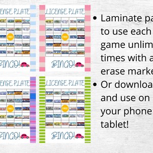 License Plate Bingo. Road Trip Games, Road Trip Printables for Kids ...