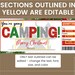 Christmas Camping Gift Ticket. Camp Gifts. Christmas Camper. Printable ...