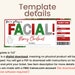Facial Gift Certificate. Facial Coupon. Facial Certificate. Spa Ticket ...