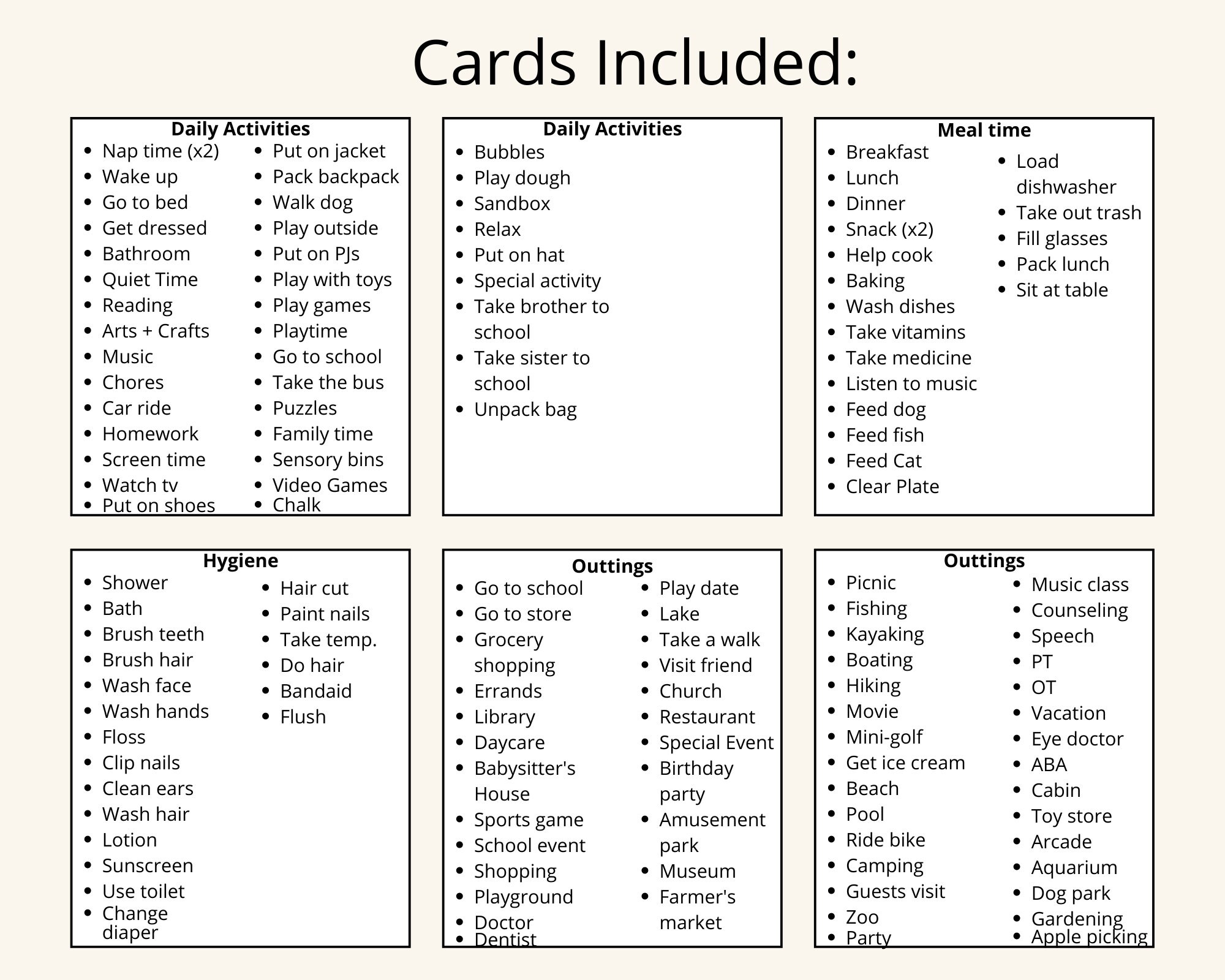 Daily Routine Chart. Printable Daily Routine Cards. Childrens Schedule ...
