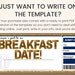 Breakfast Gift Ticket. Breakfast Ticket. Breakfast Invite. Breakfast ...