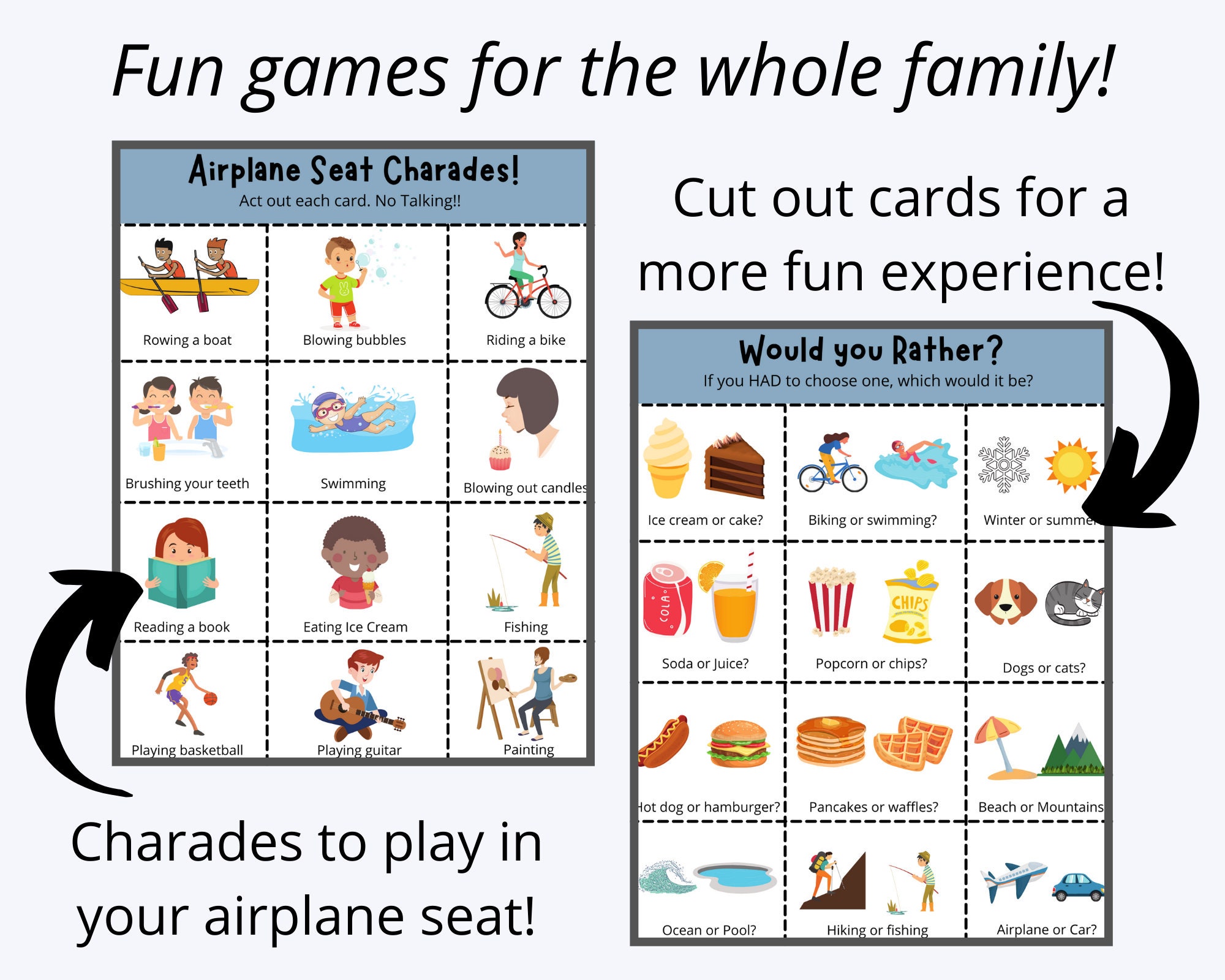 Airplane Activities for Kids. Airplane Activity Kit. Airplane - Etsy