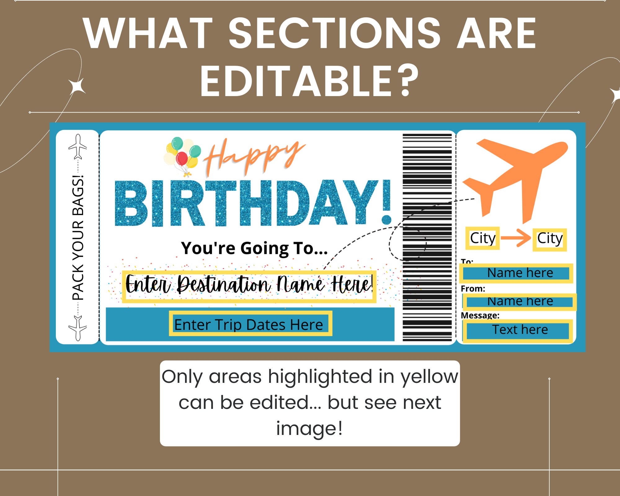 Boarding Pass Birthday. Boarding Pass Template. Birthday - Etsy Canada