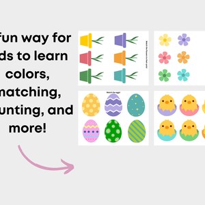 Easter Busy Book. Easter Busy Binder. Easter Worksheets for Toddlers ...