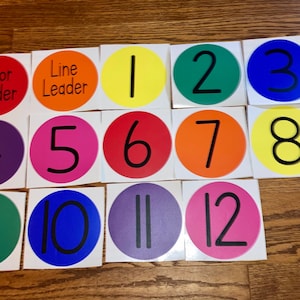 Classroom Line up Dots / Paw Prints / Classroom Decor / Floor Dot ...
