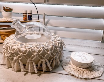 Macrame Aria Diffuser Holder - Etsy