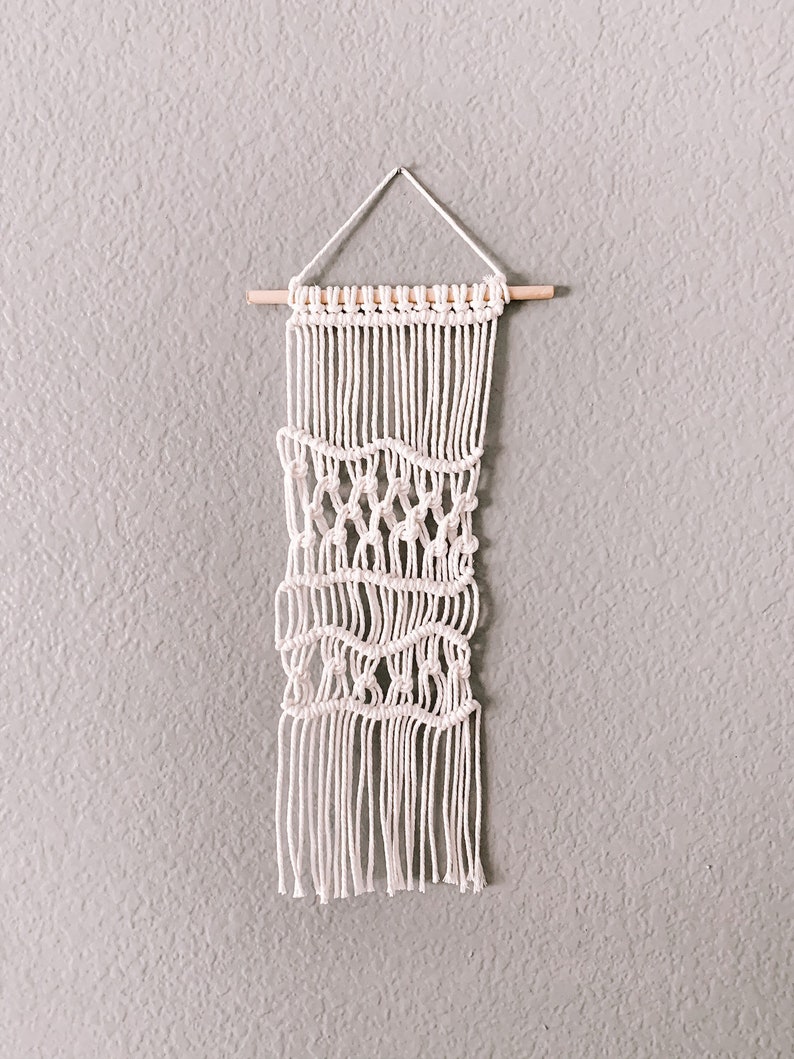 Mini Wave Macrame Wall Hanging - Etsy