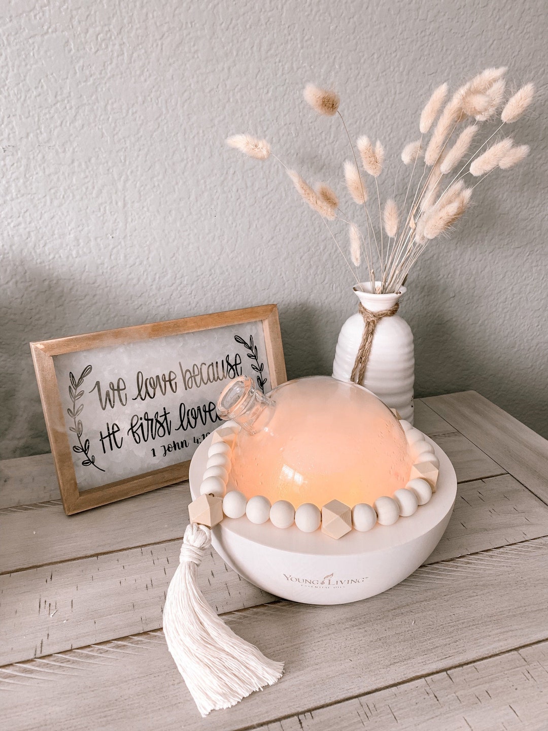 Aria Diffuser Bead Garland: Tassel Vase Beads, Home Decor - Etsy