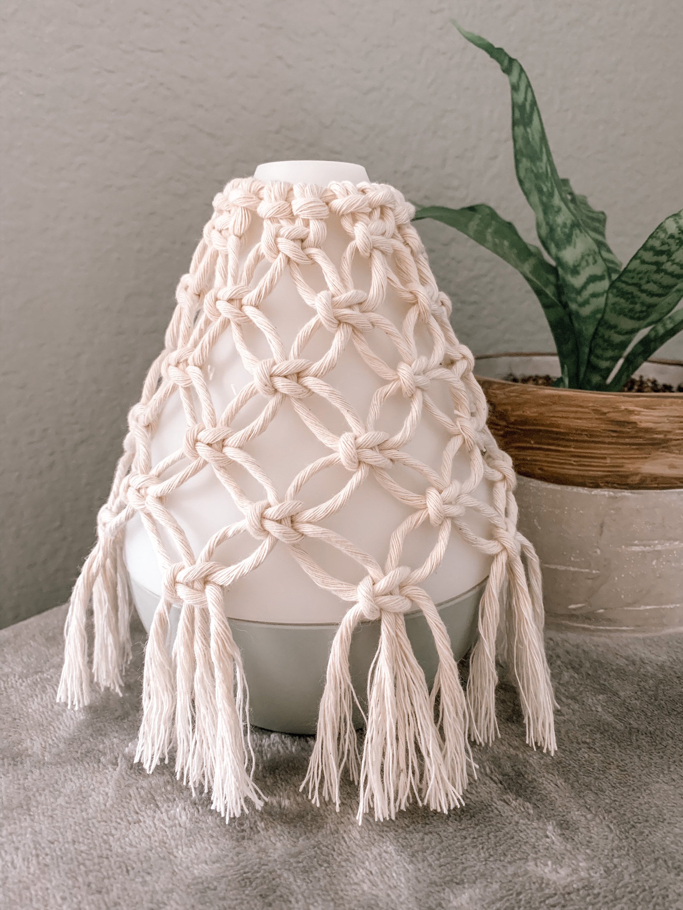 Dewdrop Macrame Diffuser Cover Young Living Team Member - Etsy