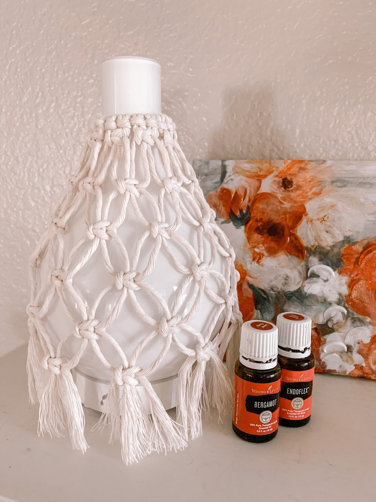 Lucia Macrame Diffuser Cover, Young Living Lucia Diffuser, Team Member ...