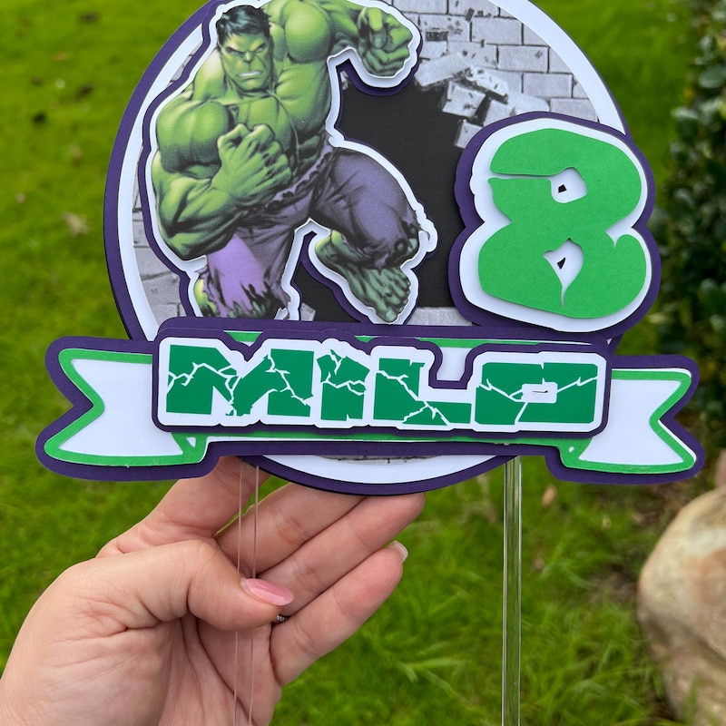 Hulk Cake Topper - Etsy