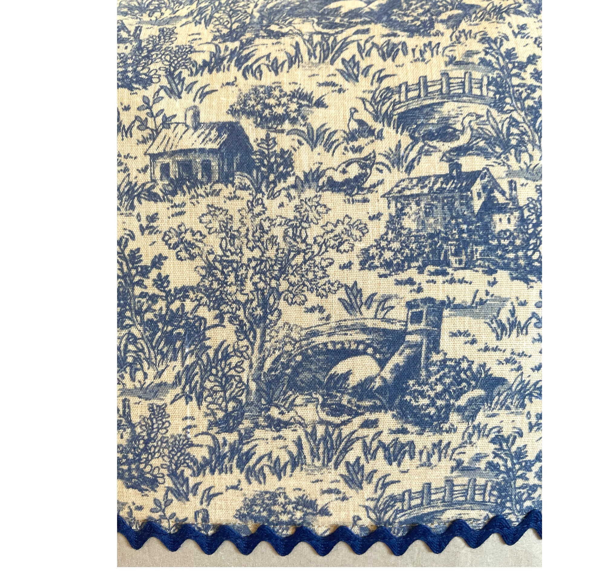 Toile Pillow Cover, Blue Toile, French Country Decor, Toile De Jouy ...