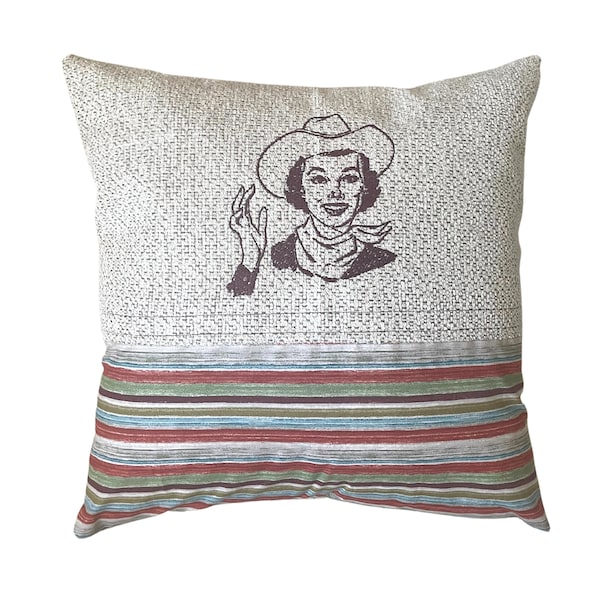 Western Pillow - Etsy