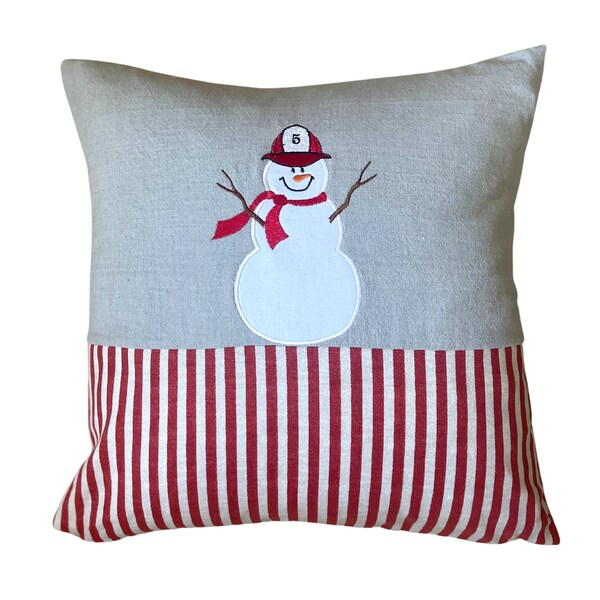 Fireman Snowman - Etsy