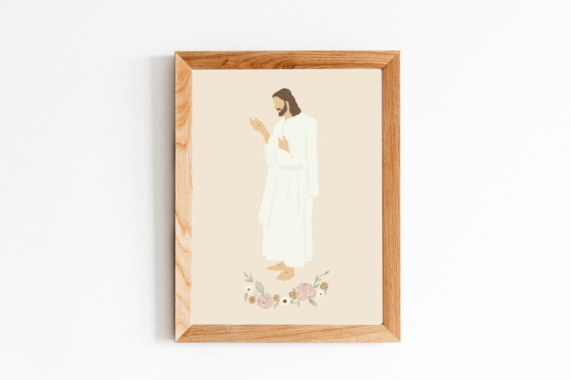 Printable Jesus Christ Portrait Wall Art Bundle Instant Download Quotes ...