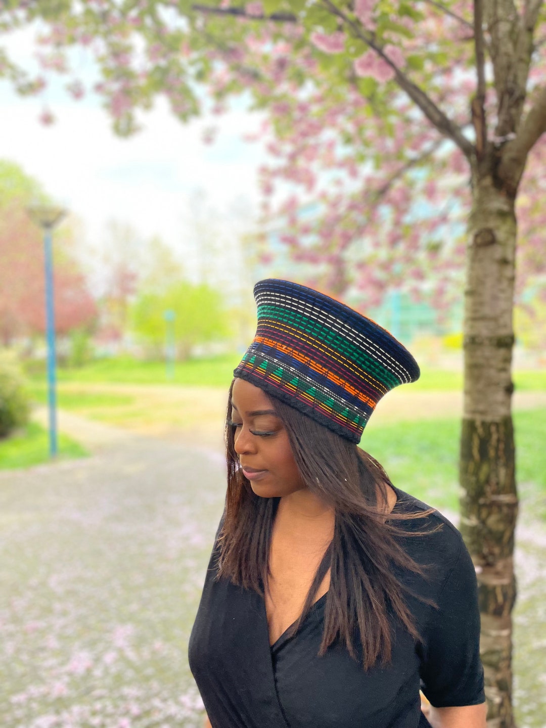 South African Zulu Hats Ceremonial Hats Zulu Hats - Etsy