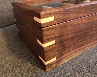 Walnut Watch Box - Etsy