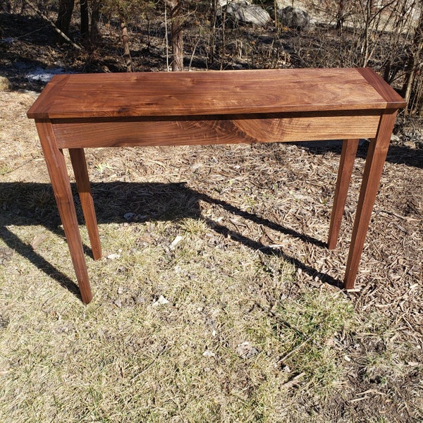 Walnut Entry Table - Etsy