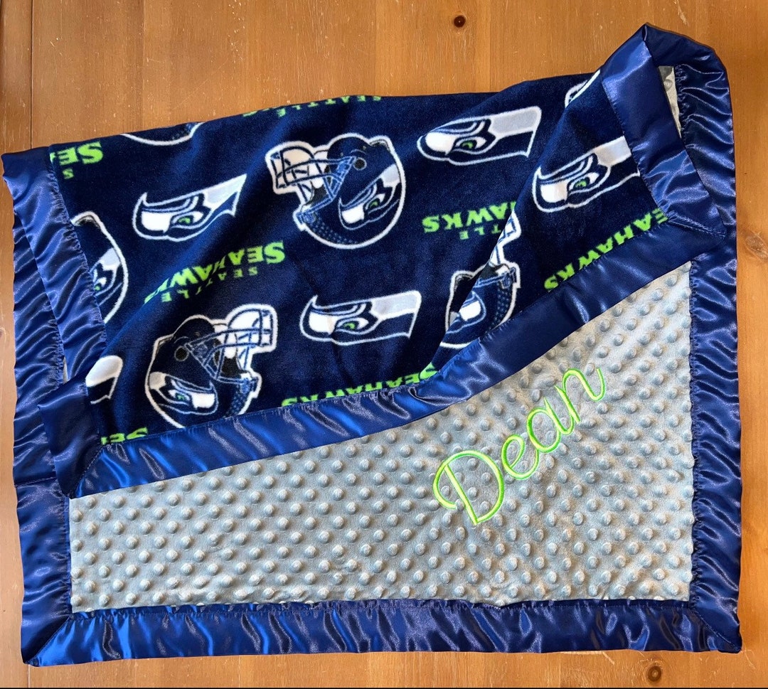 Seattle Seahawks Blanket, Stadium Blanket, Tailgate Blanket, Baby ...