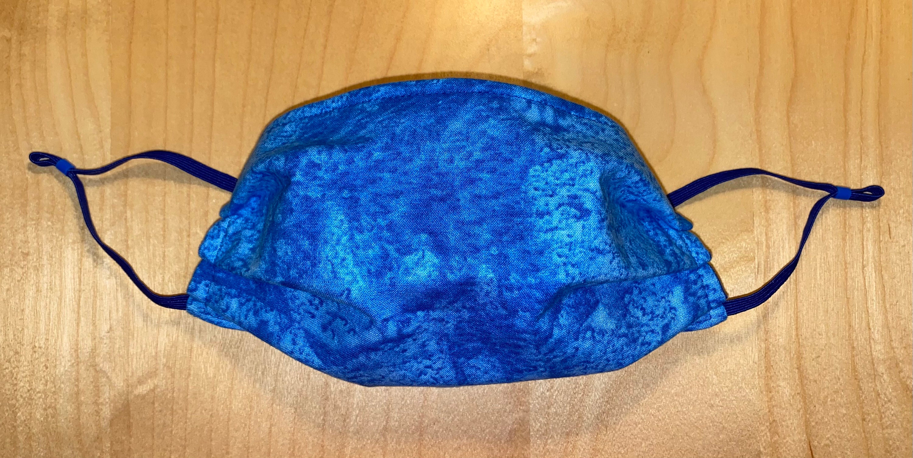 Blue Water Drops Mask 3 Layers Reverses to Solid Blue | Etsy