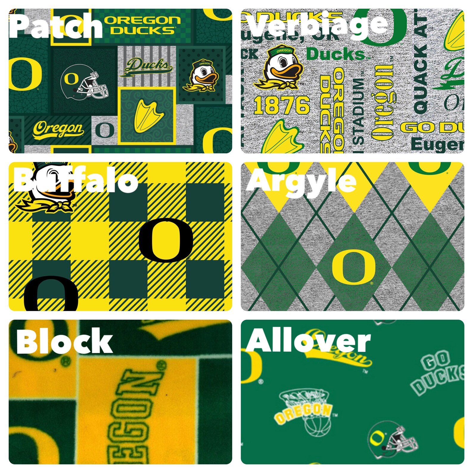 University of Oregon Ducks Blanket Stadium Blanket Tailgate - Etsy