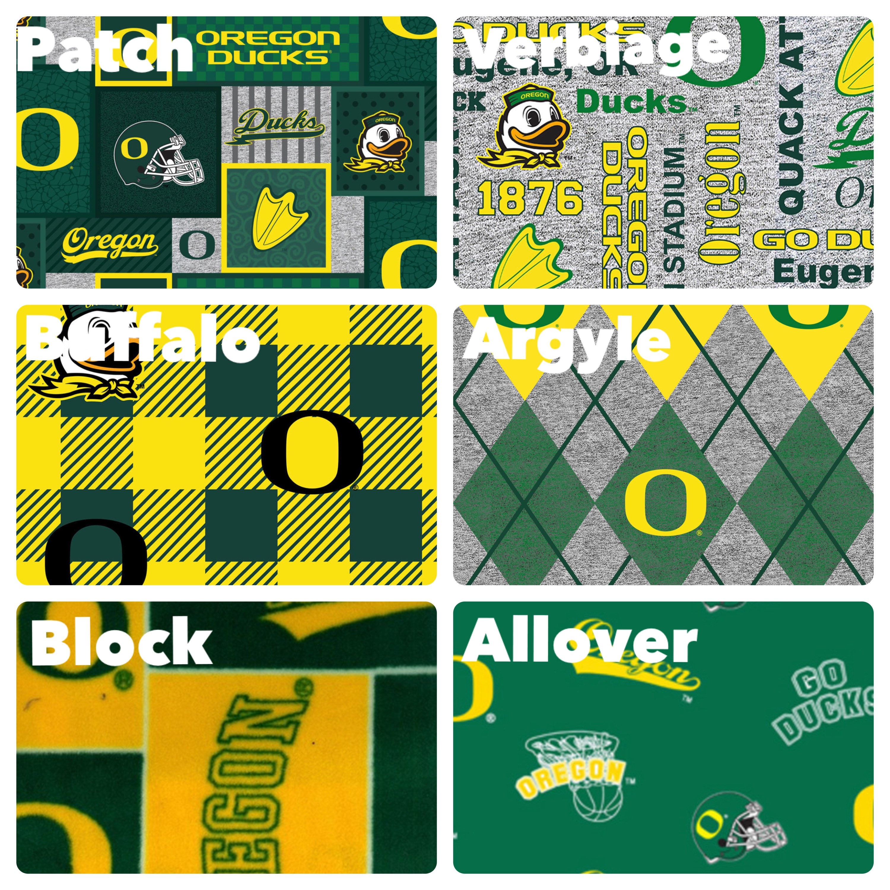 University of Oregon Ducks Blanket Stadium Blanket Tailgate - Etsy