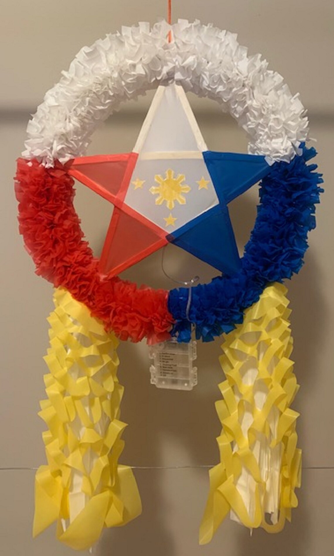 Philippine Colors Traditional Parol With Remote Controlled - Etsy Canada