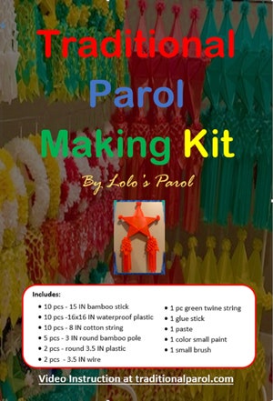 Philippine Colors Traditional Parol With Remote Controlled - Etsy Canada