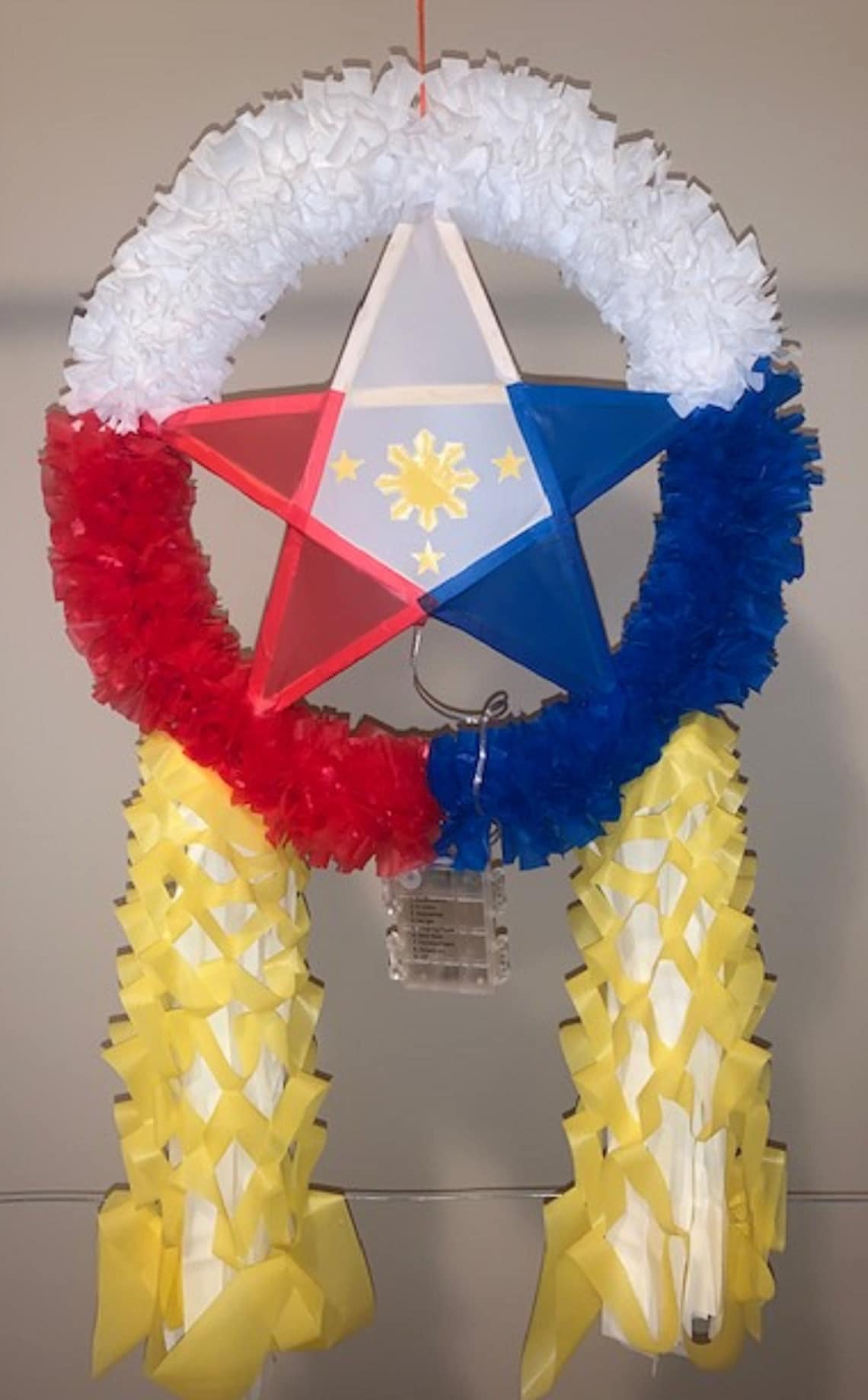 Philippine Colors Traditional Parol With Remote Controlled - Etsy Canada