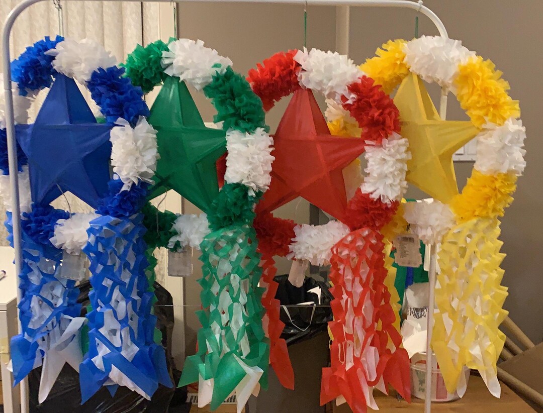 NO LIGHTS - Filipino Traditional Christmas Parol Lantern Wall Decor ...