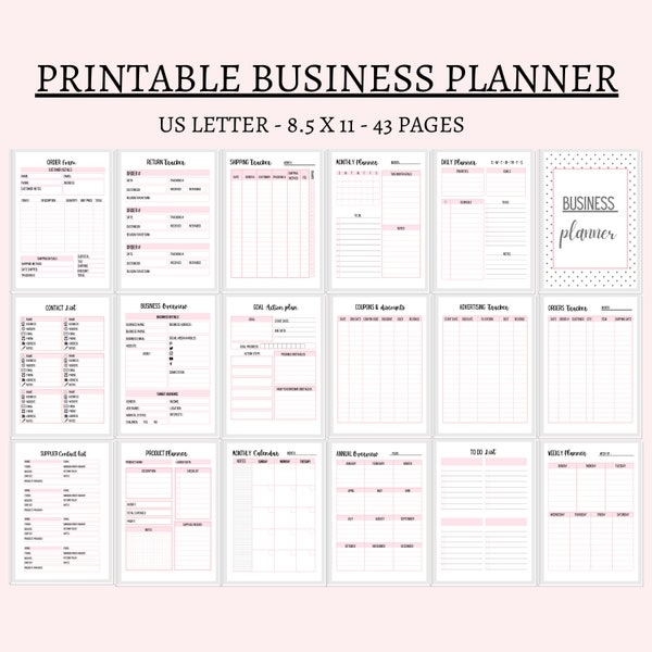 Business Planner - Etsy