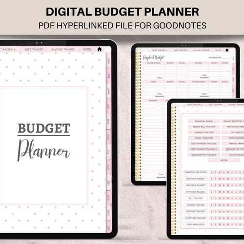 Digital Budget Planner Goodnotes Finance Planner Ipad Budget - Etsy