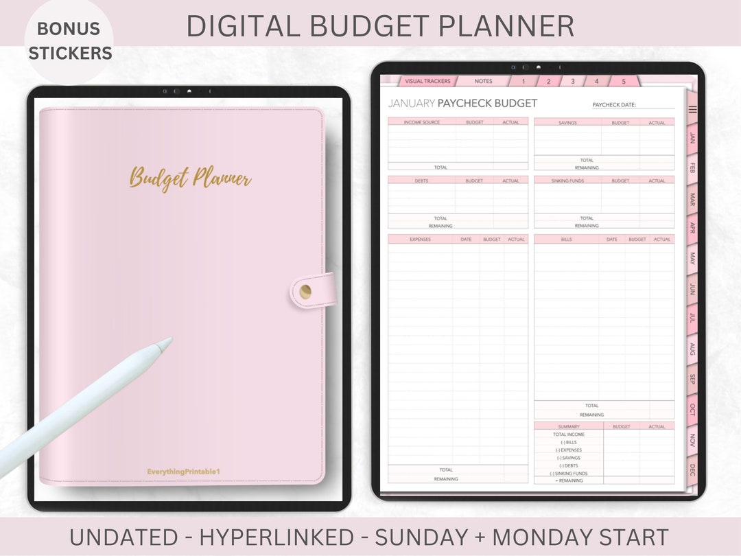 Goodnotes Budget Planner, Finance Tracker, Digital Budget Planner ...