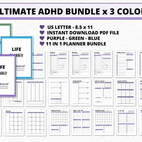 Home Management Binder ADHD Planner for Adults Household - Etsy