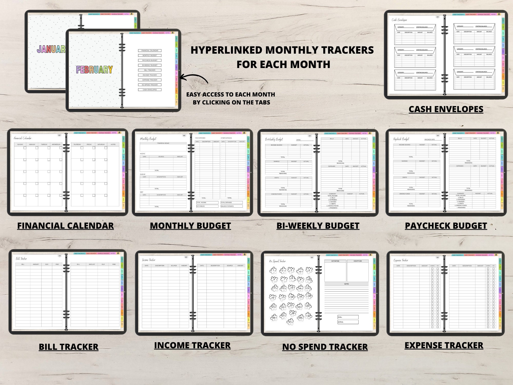 Digital Budget Planner Goodnotes Finance Planner Ipad Budget - Etsy