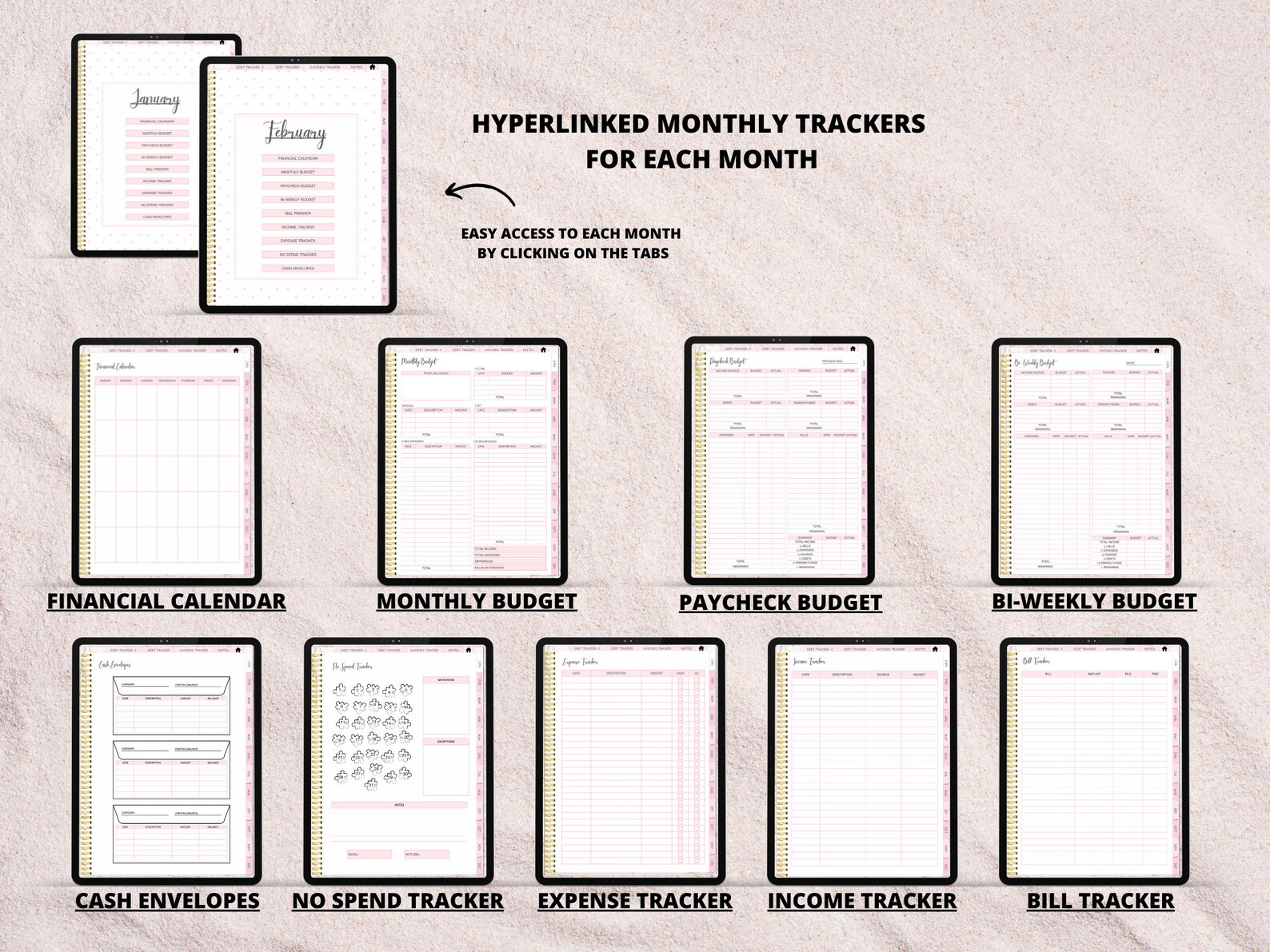 Digital Budget Planner Goodnotes Finance Planner Ipad Budget - Etsy