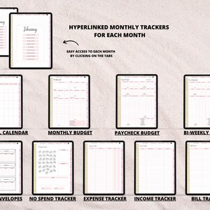 Digital Budget Planner Goodnotes Finance Planner iPad Budget Tracker ...