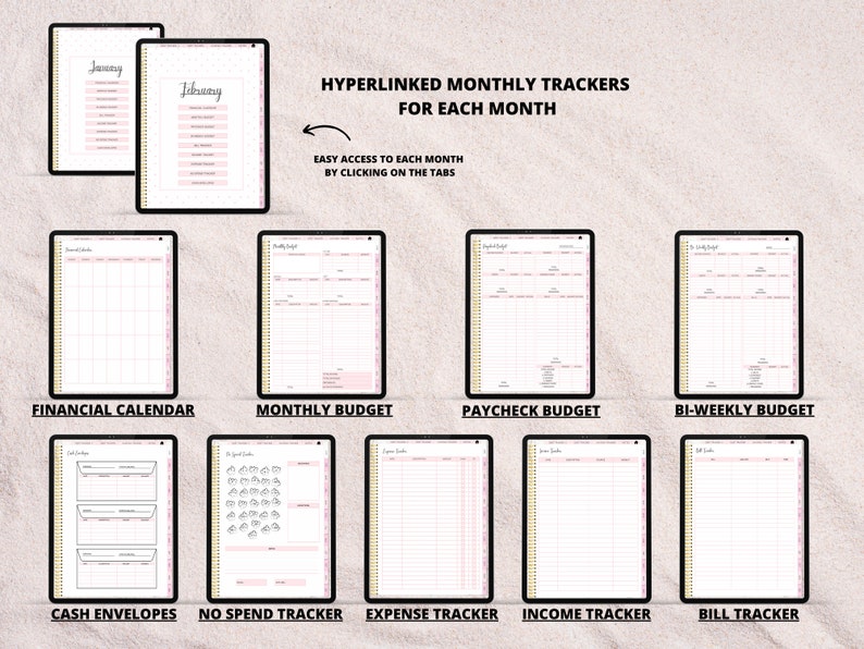 Digital Budget Planner Goodnotes Finance Planner Ipad Budget - Etsy