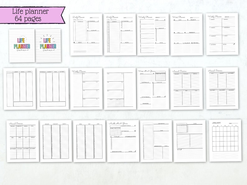 Ultimate Life Planner Bundle | Home Management Binder (PDF) - Etsy