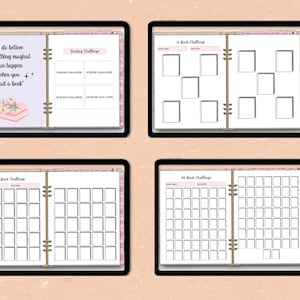 Digital Reading Journal: Hyperlinked Book Review Planner (goodnotes ...