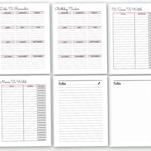 Planner Essentials Printable Daily Planner Weekly Planner Monthly ...