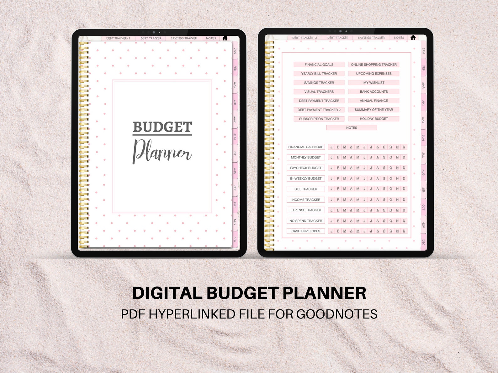 Digital Budget Planner Goodnotes Finance Planner Ipad Budget - Etsy